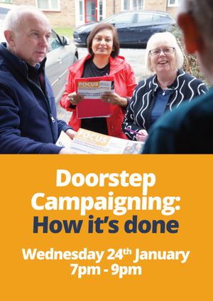 Canvassing - how it's done! - Liberal Democrats - Tickets
