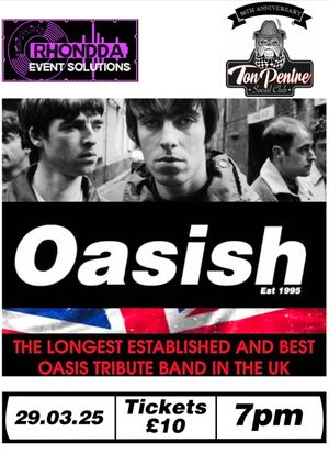 Oasish - Ton Pentre AFC Social Club - Tickets