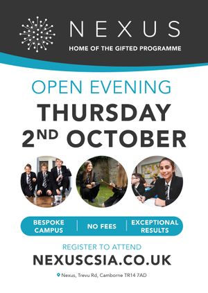 Nexus - Open Evening 2025 - Nexus Events - Tickets