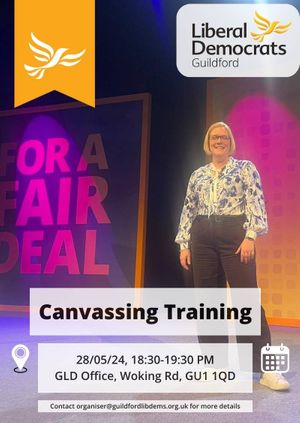 Canvassing Training / Briefing Session - Liberal Democrats - Tickets